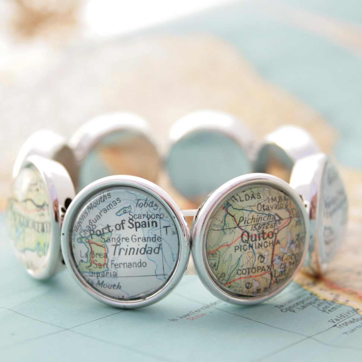 Wanderlust Chunky Map Bracelet £39.00